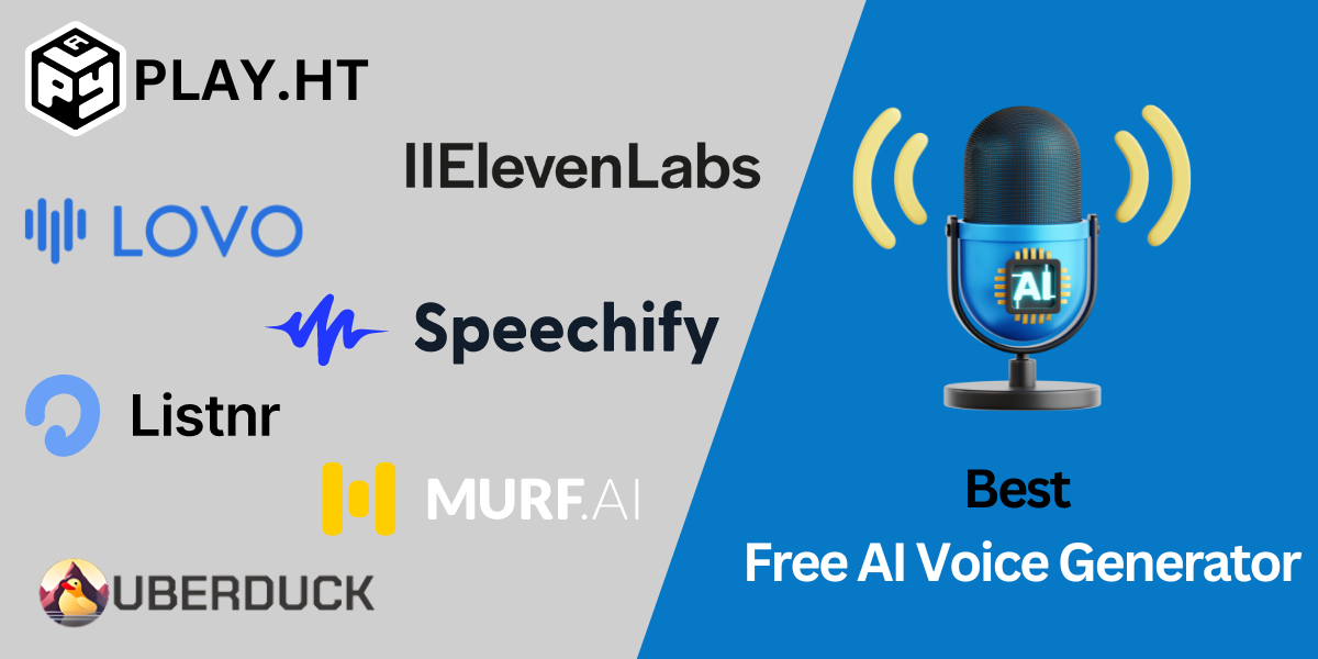 7 Best FREE AI Voice Generator in 2024: Surprisingly Realistic